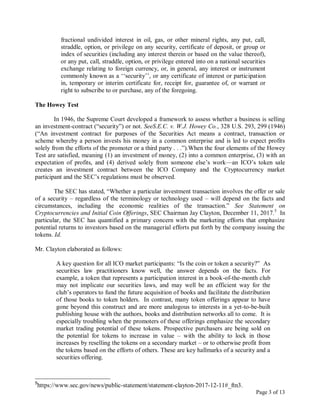 howey test | PDF