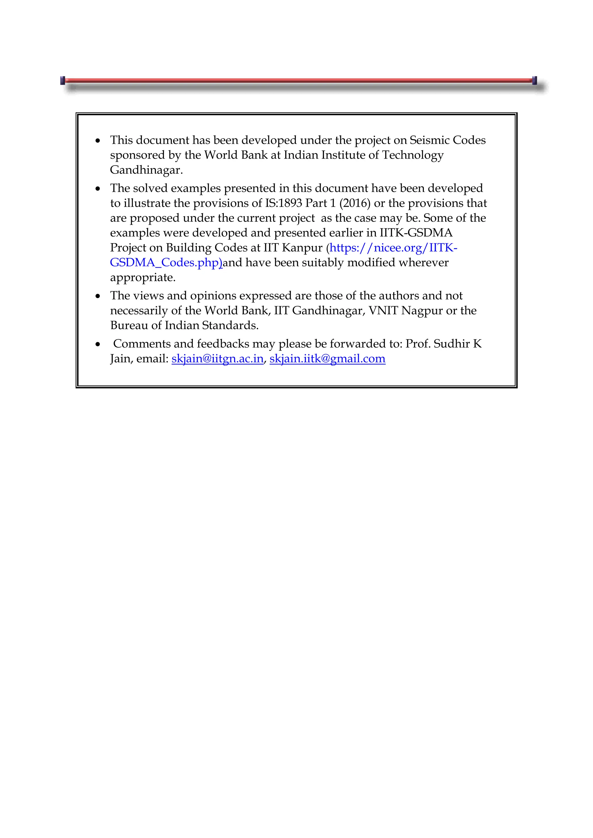 Explanatory Examples on Indian Seismic Code IS 1893 (Part I) | PDF