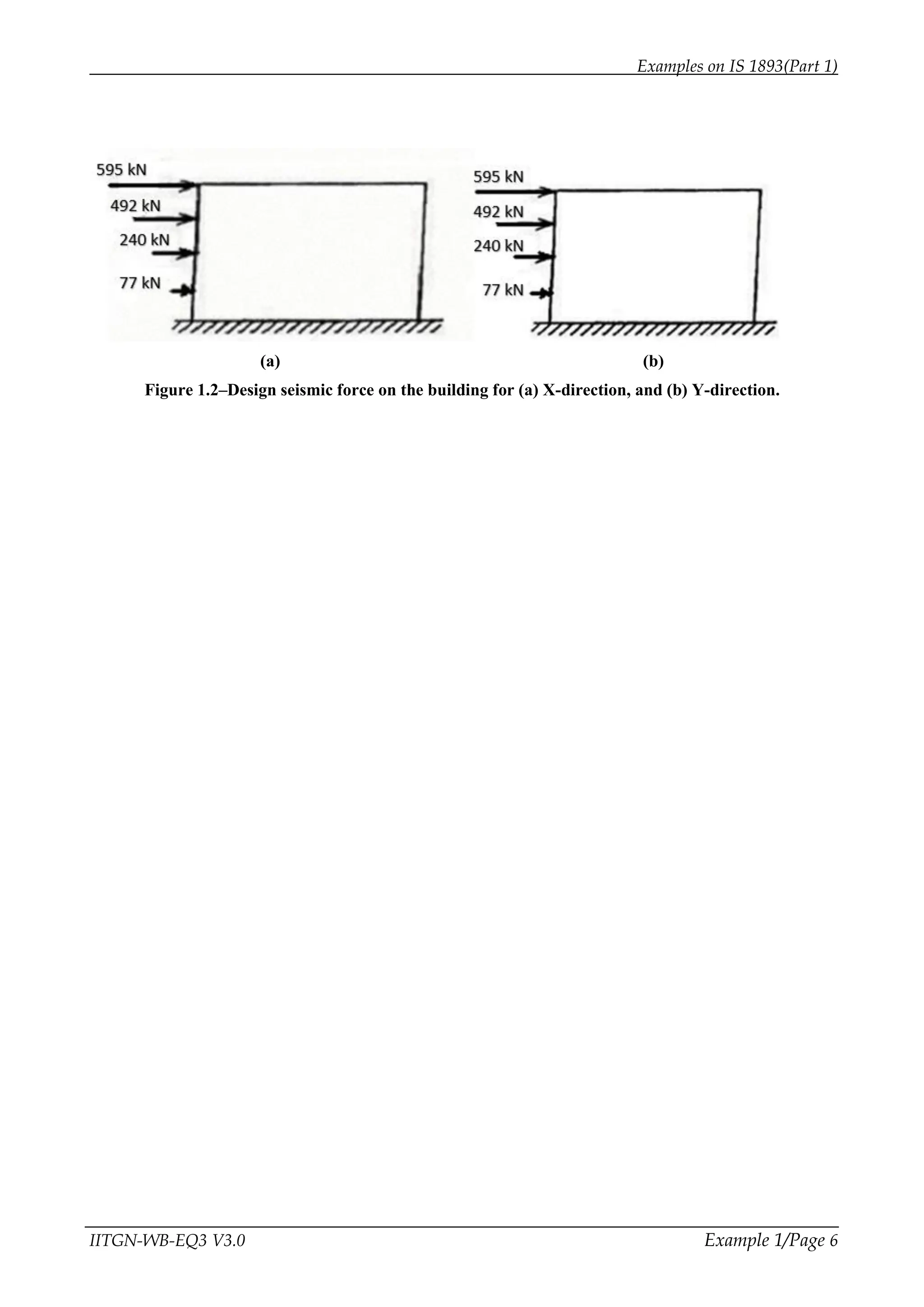 Explanatory Examples on Indian Seismic Code IS 1893 (Part I) | PDF