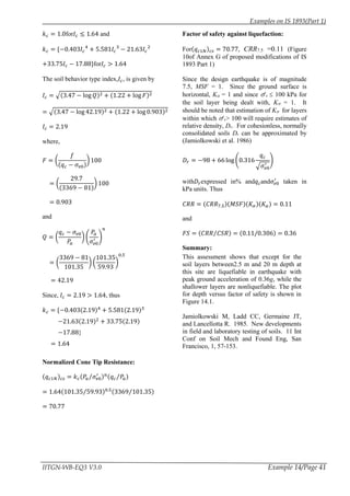 Explanatory Examples on Indian Seismic Code IS 1893 (Part I) | PDF