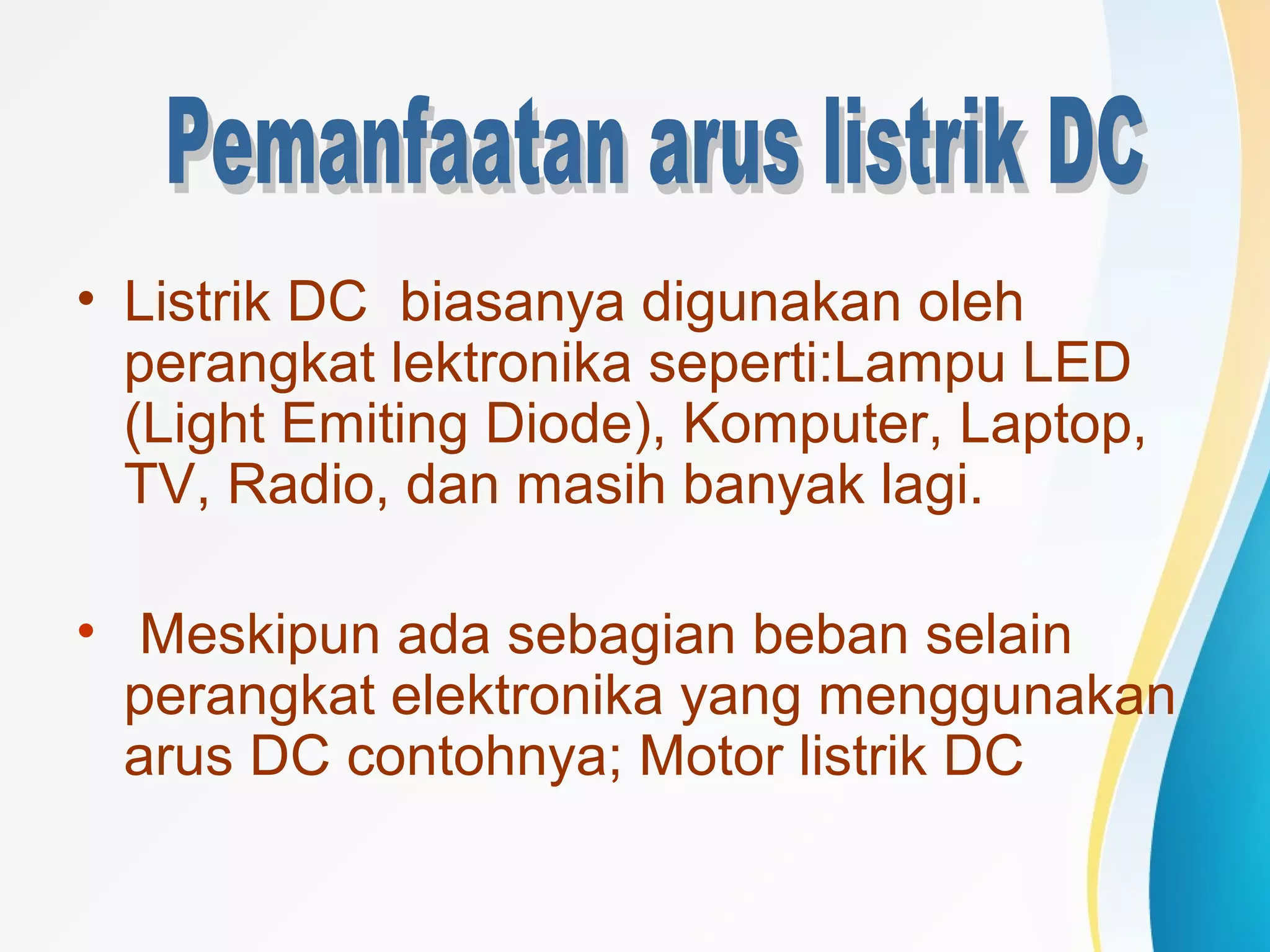 Rangkaian Arus Searah DC | PPT