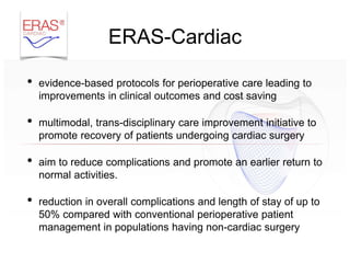 Enhanced recovery after cardiac surgery | PPTX