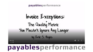 Eradicating Invoice Exceptions | PPTX