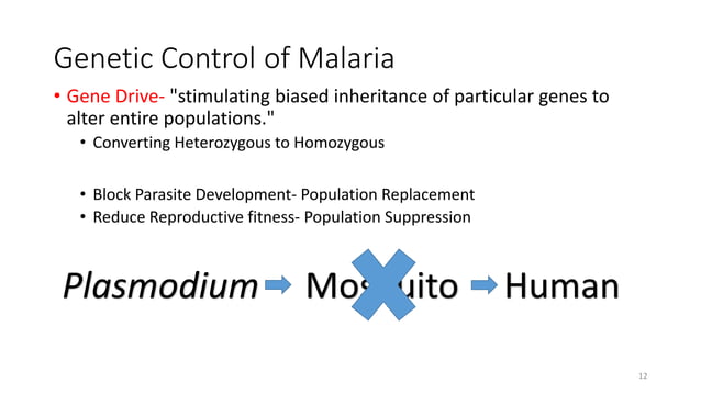Bacterial Adaptive immunity, Gene drives and the genetic control of Malaria | PPTX | Infectious ...