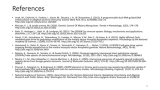 Bacterial Adaptive immunity, Gene drives and the genetic control of ...