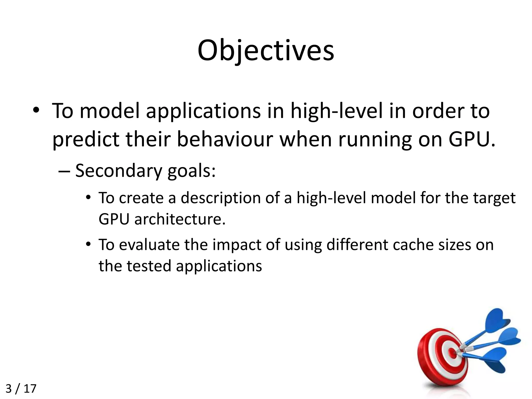 GPU Performance Prediction Using High-level Application Models | PPTX