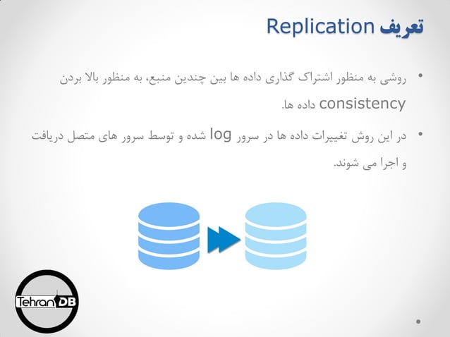 انواع Replication در Mysqlmariadb Ppt