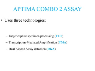 chlamydia nucleic acid amplification tests | PPTX