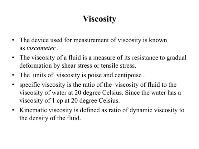 saybolt viscometer | PPTX | Physics | Science
