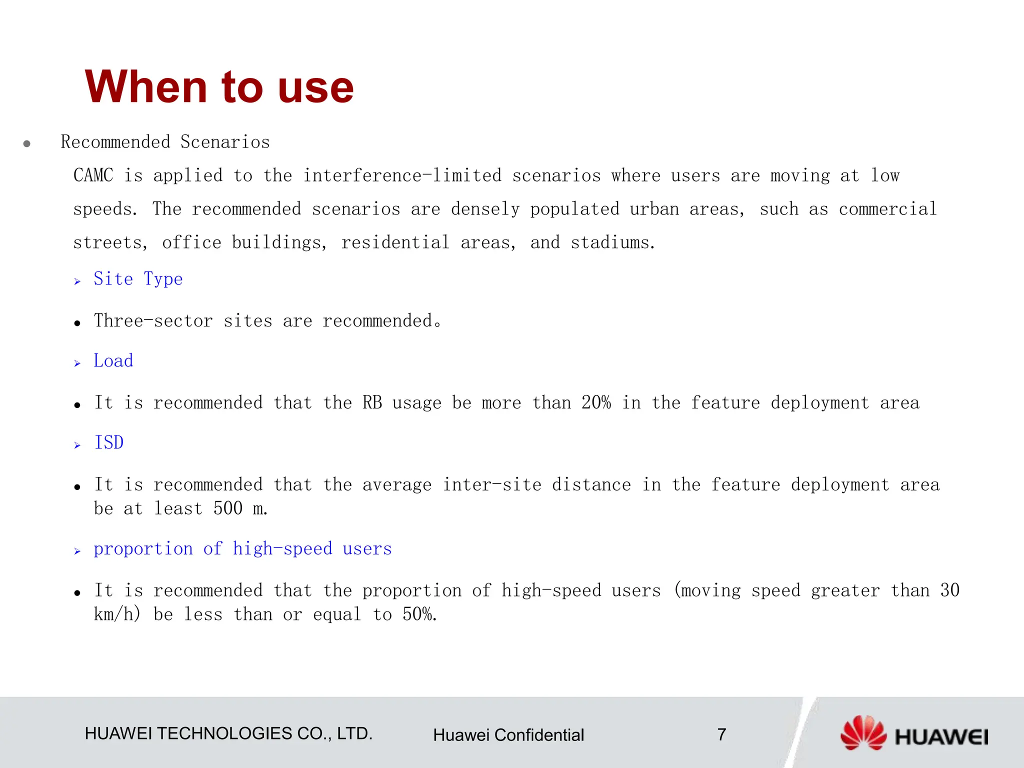 eRAN8.1 Radio & Performance-Interference Handling-CAMC feature introduction.ppt