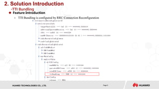 eRAN8.1-TTI Bundling du fournisseur Huawei | PPT