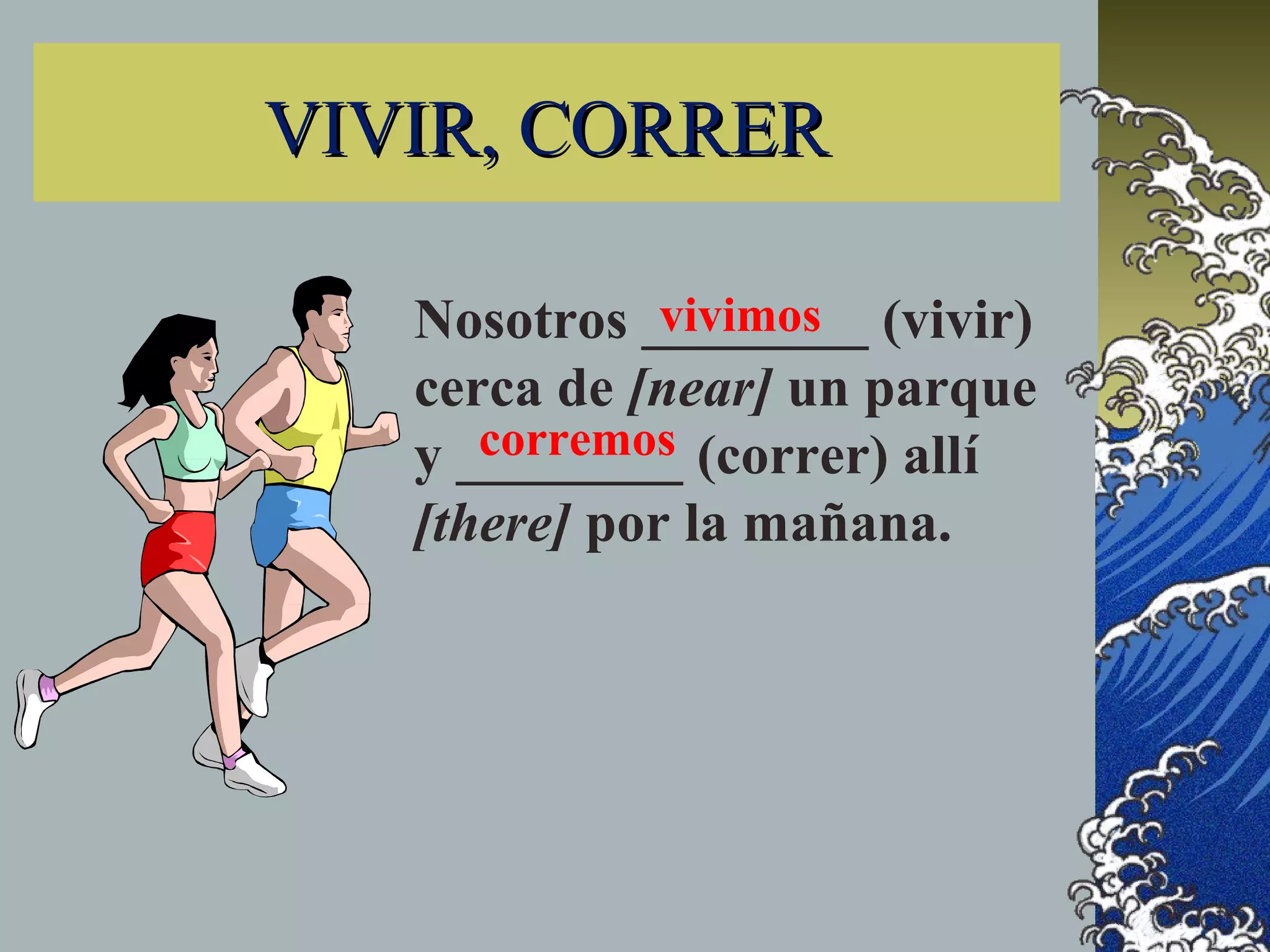 Er and ir Spanish verbs in the present tense | PPT