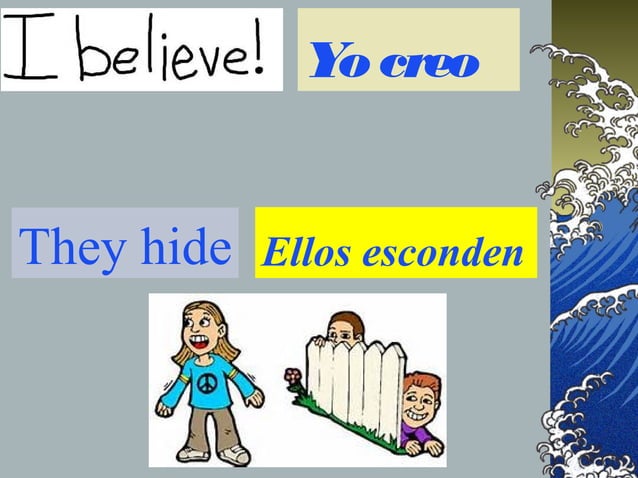 Er and ir Spanish verbs in the present tense | PPT
