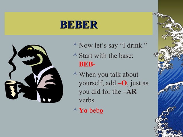 Er and ir Spanish verbs in the present tense | PPT