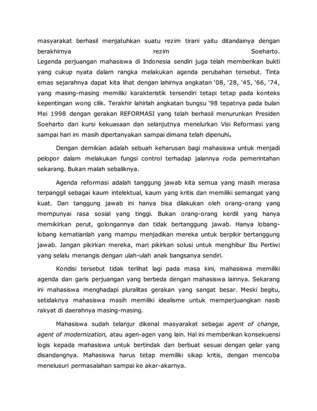 Eran mahasiswa dalam membela negara | DOCX