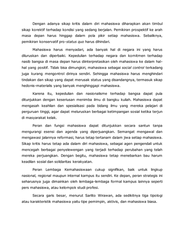 Eran mahasiswa dalam membela negara | DOCX