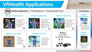 Medical and Wellness VR Apps | PPT