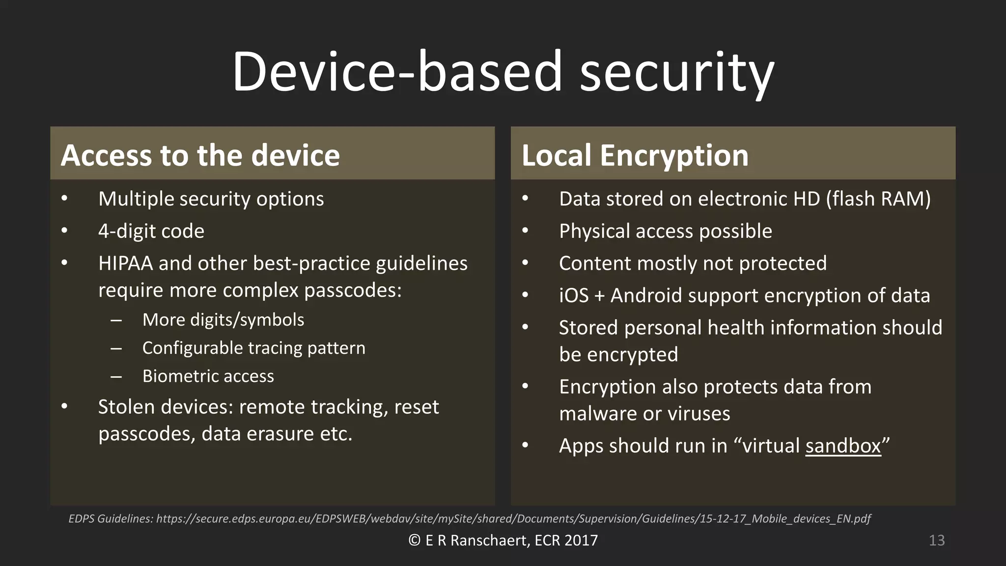 Security and ethical issues of mobile device technology | PPTX