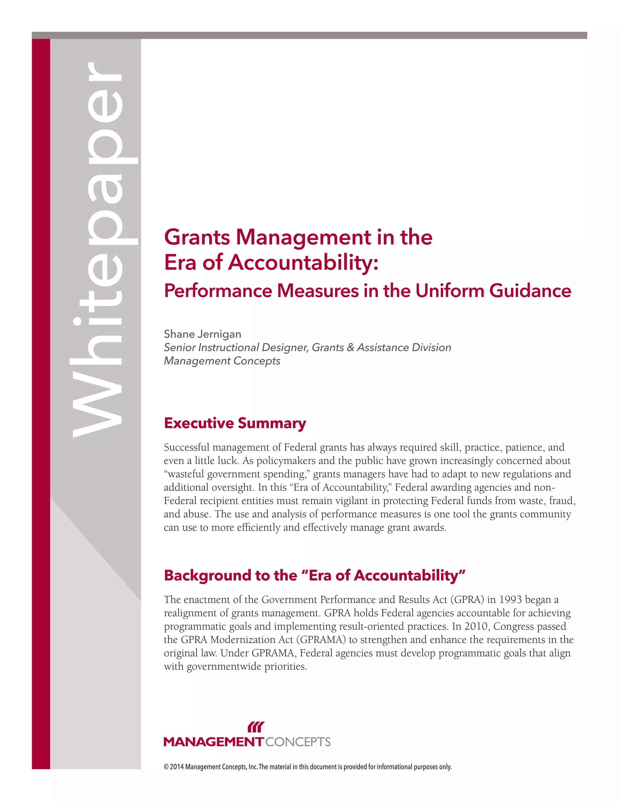 Era of accountability management concepts | PDF
