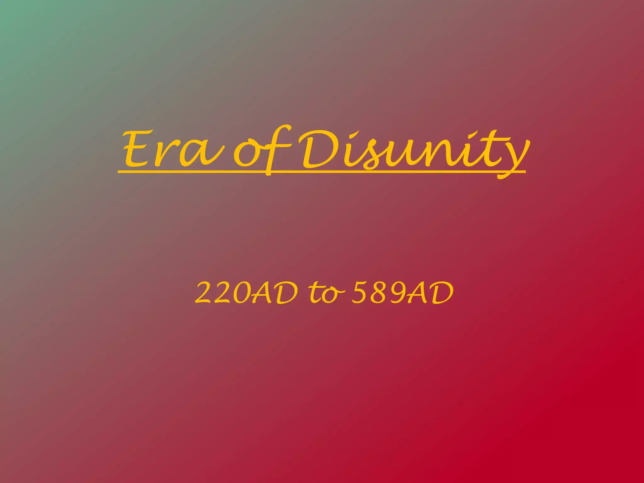 Era of disunity | PPTX | Genealogy and Ancestry | Hobbies & Interests