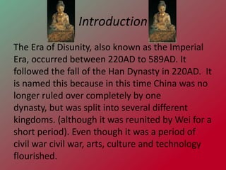 Era of disunity | PPTX | Genealogy and Ancestry | Hobbies & Interests