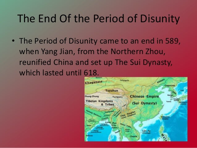 Era of disunity