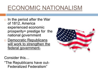 Era of good feelings | PPT