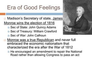 Era of good feelings | PPTX