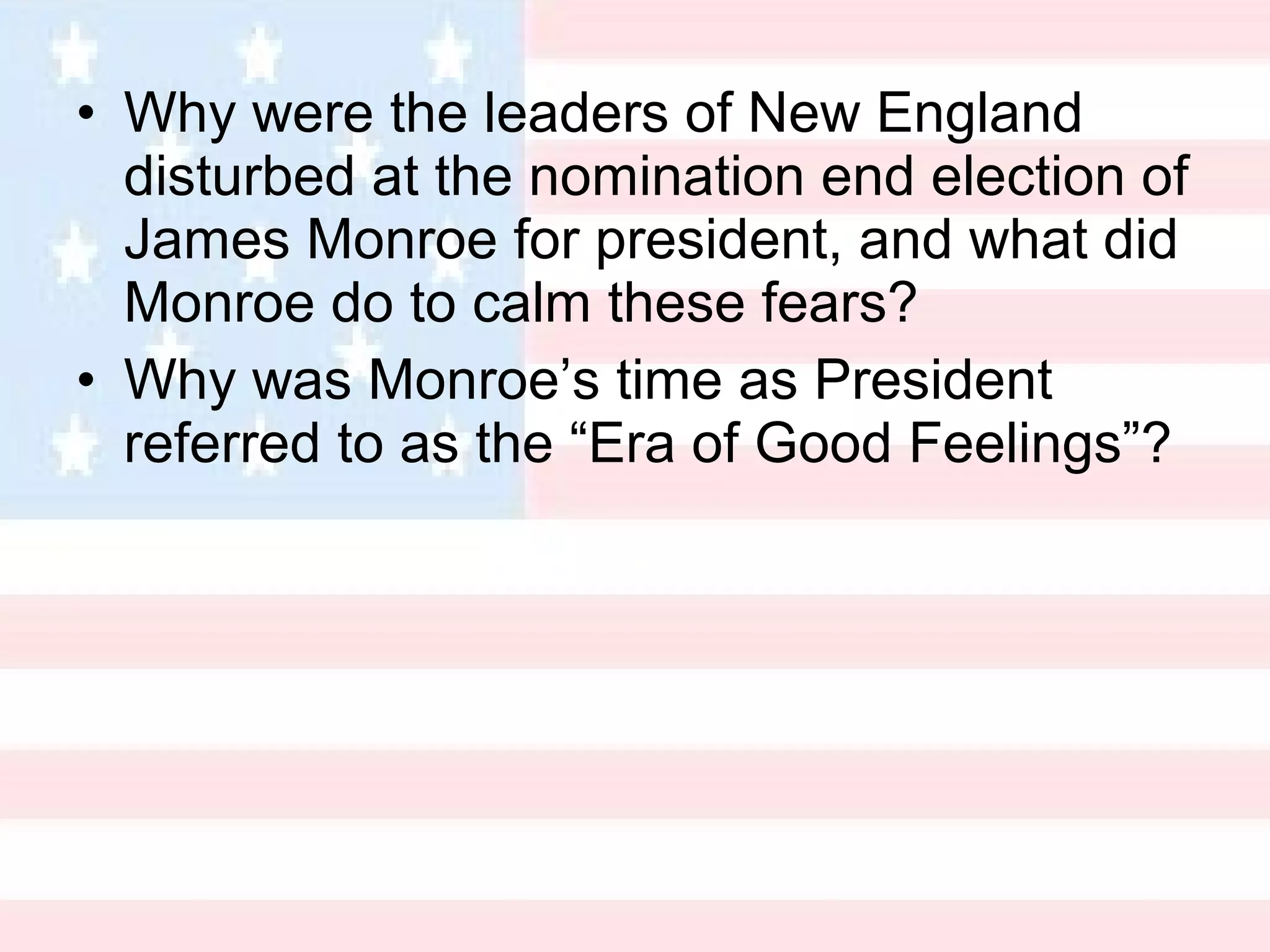 Era of Good Feelings | PPT