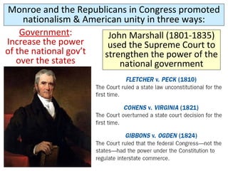 Era of good feelings | PPT | North America Travel | Travel Locations