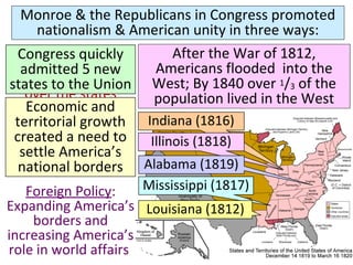 Era of good feelings | PPT | North America Travel | Travel Locations