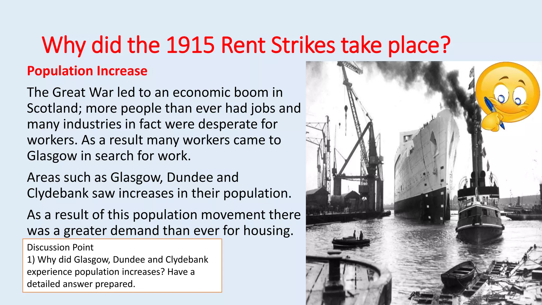 1915 Rent Strikes | PPTX
