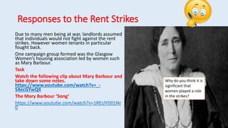 1915 Rent Strikes | PPTX