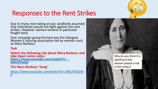 1915 Rent Strikes | PPTX