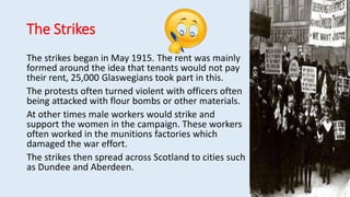 1915 Rent Strikes | PPTX