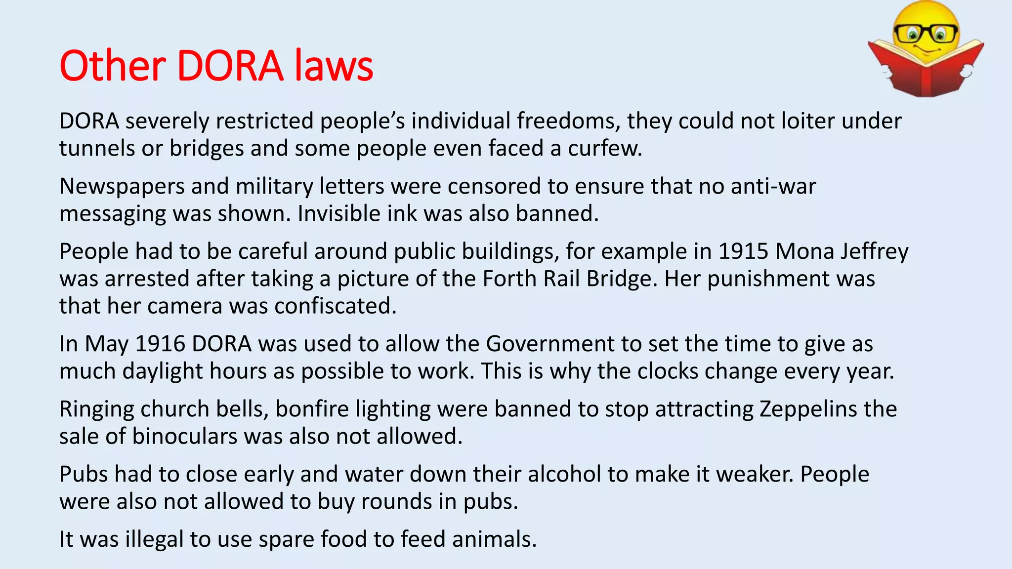 Defence of the Realm Act | PPTX