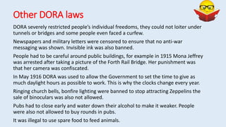 Defence of the Realm Act | PPT