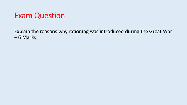Rationing | PPT