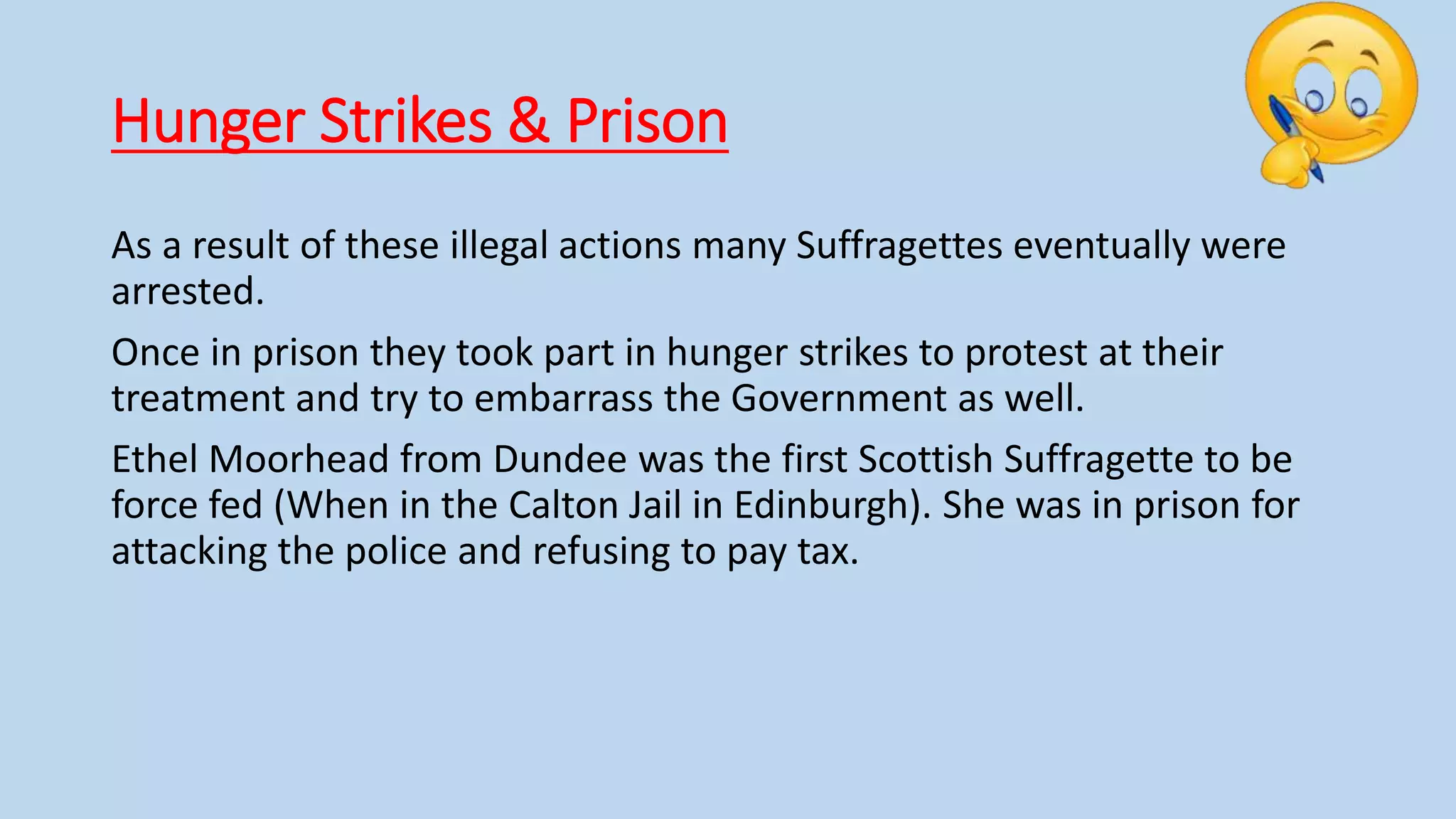 The Suffragettes | PPTX