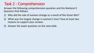 Changing role of women | PPTX