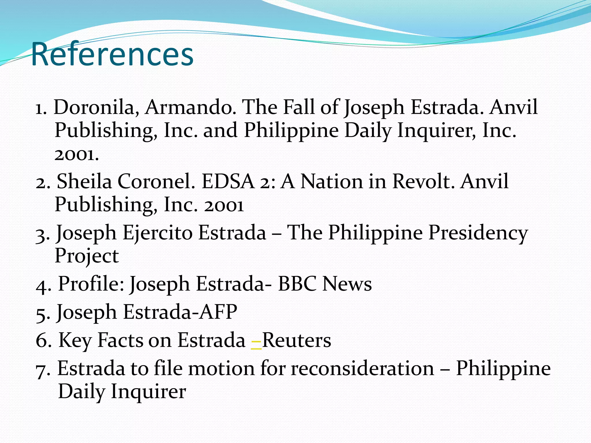 Erap political theories & processes | PPTX