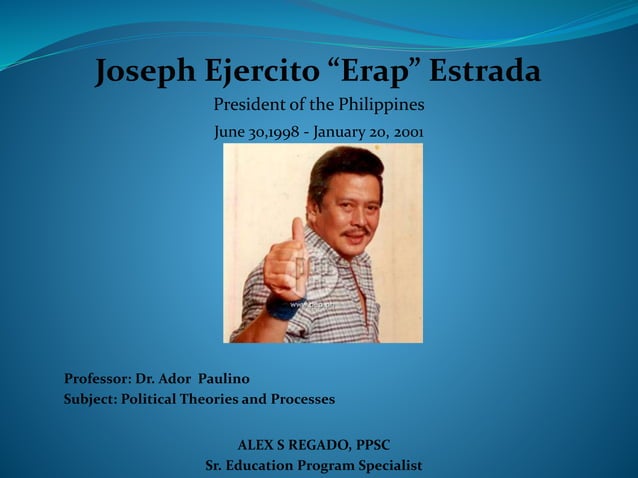 Erap political theories & processes | PPTX | Civic affairs | Politics