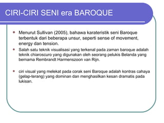 Era Peradaban Seni Baroque | PPT