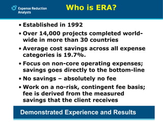 ERA Presentation | PPT
