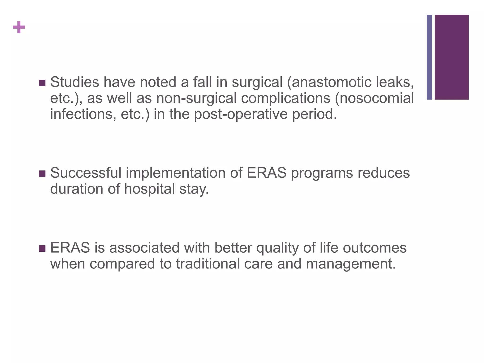 ERAS : Role of anaesthesiaologist | PPTX