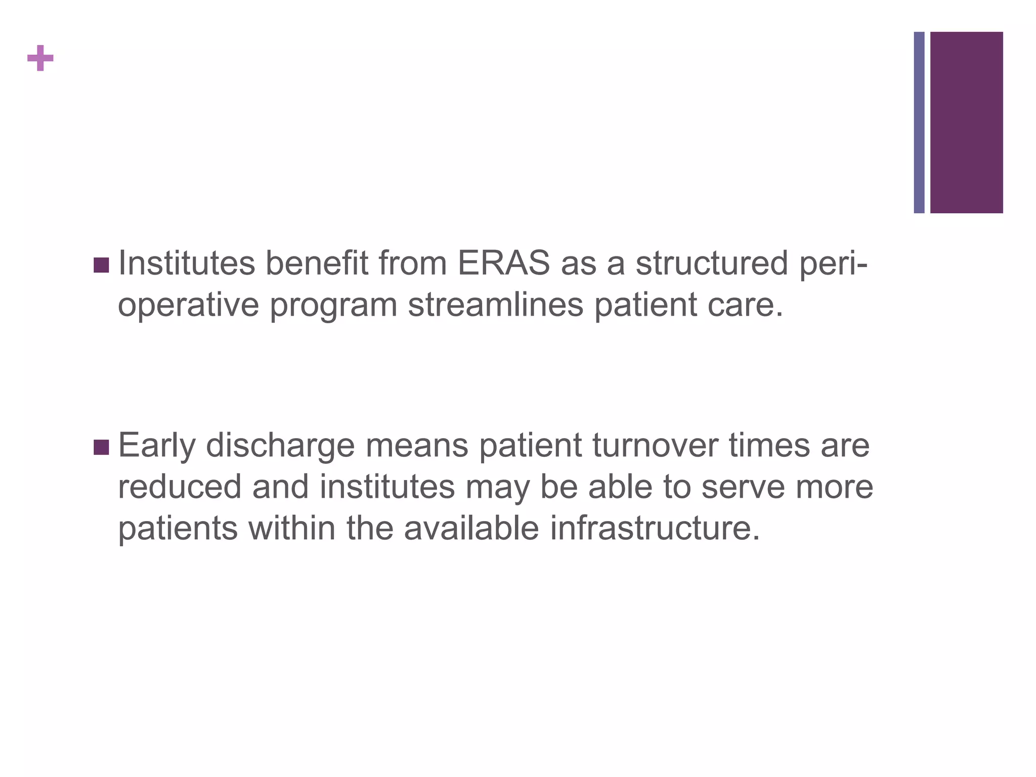 ERAS : Role of anaesthesiaologist | PPTX