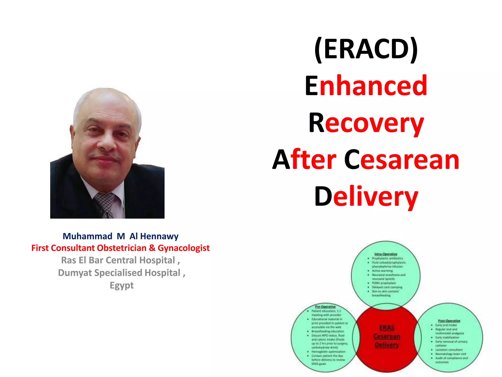 Enhanced recover after cesarean section | PPTX