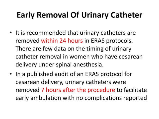 Enhanced recover after cesarean section | PPTX