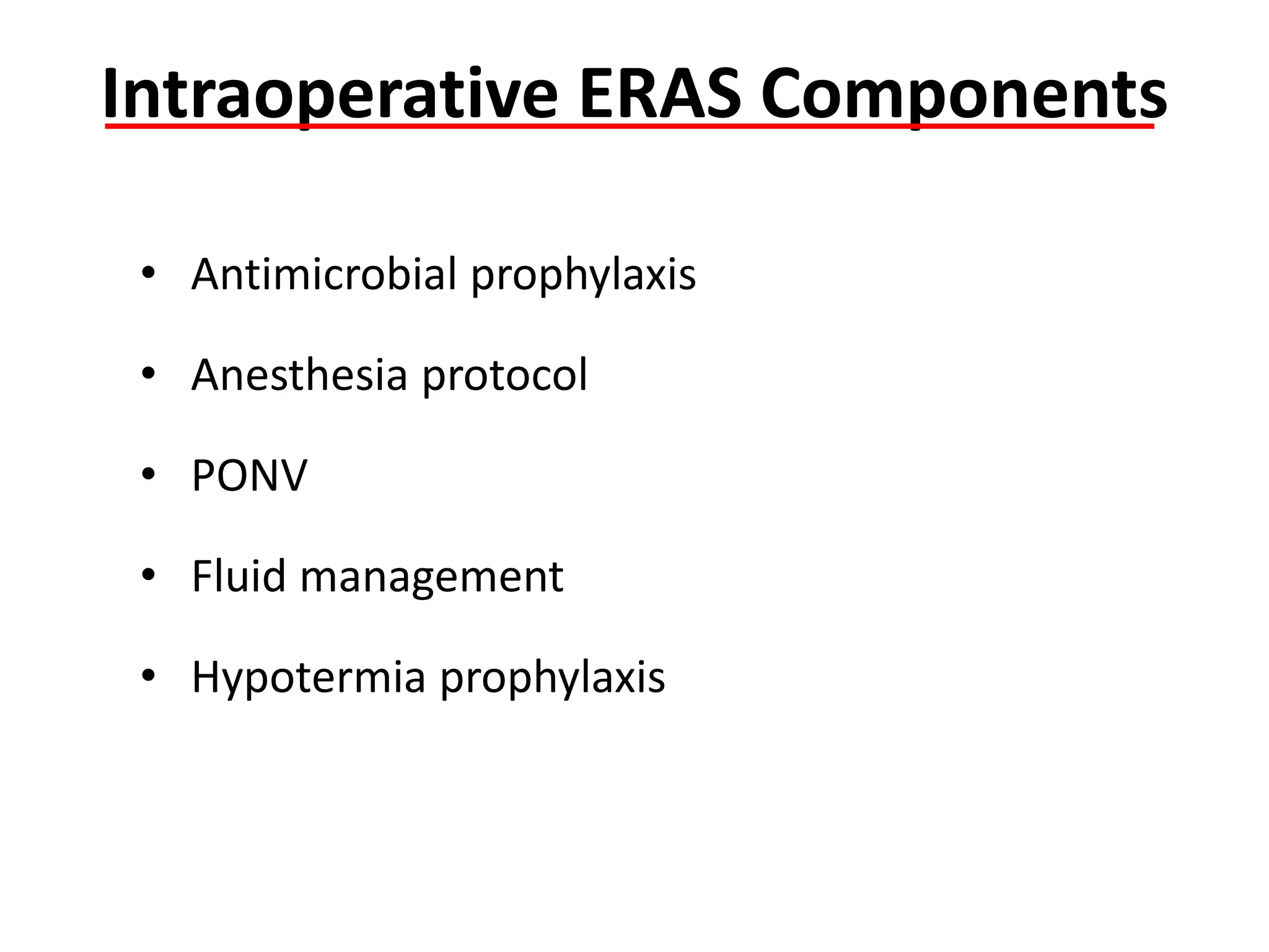ERAS Protocol | PPTX
