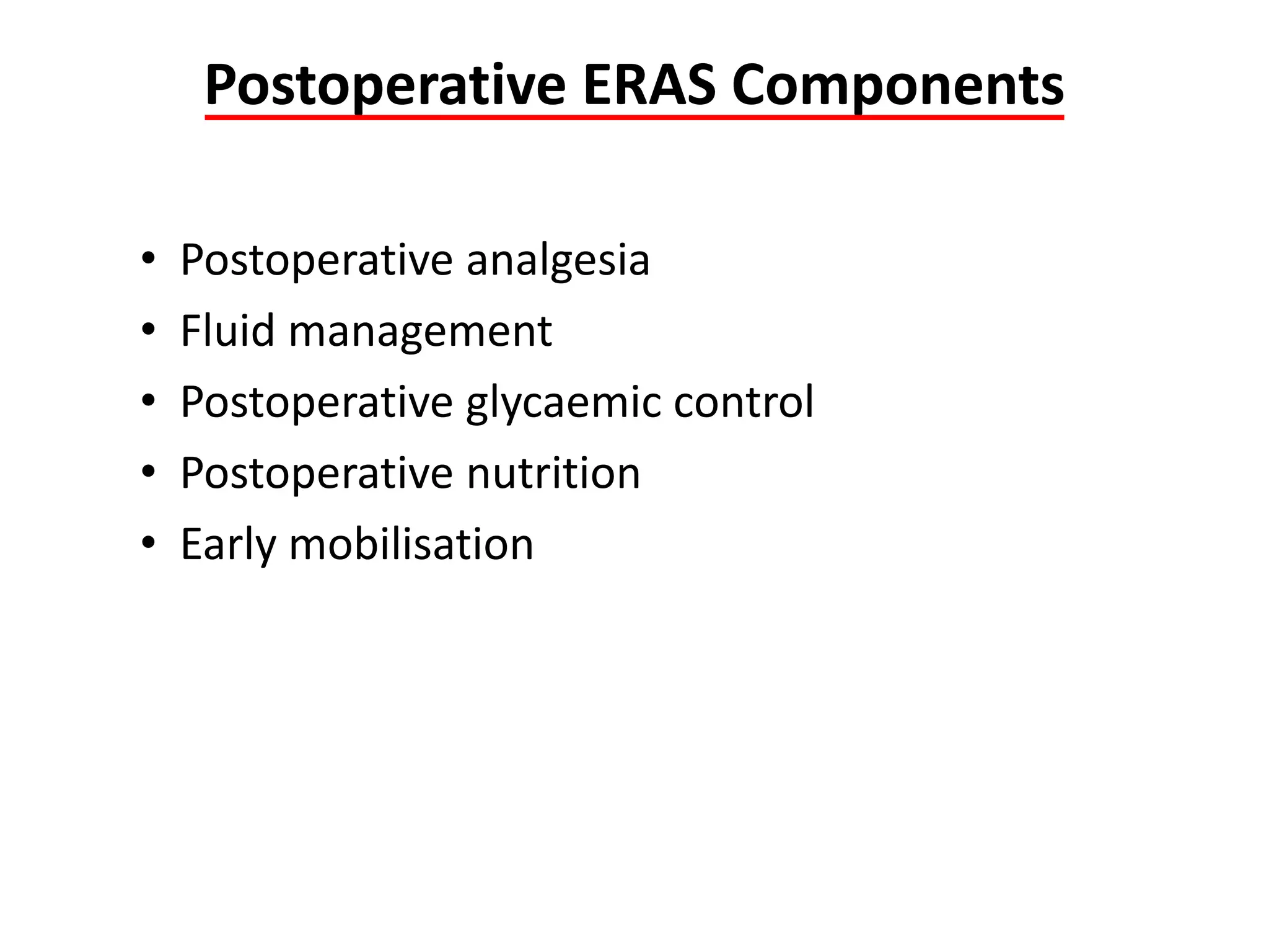 ERAS Protocol | PPTX